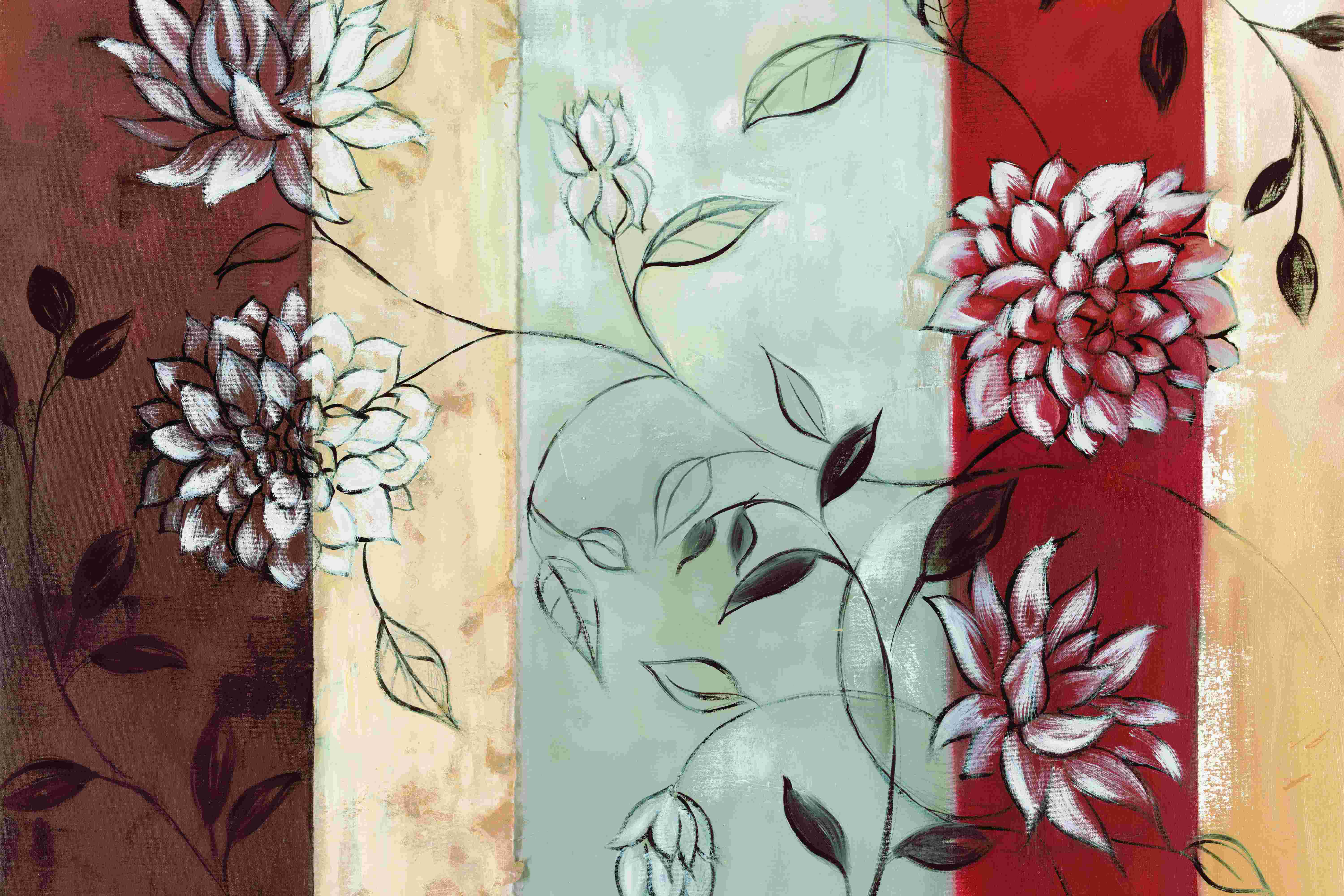 Winston Porter Viney Flowers - Wrapped Canvas Painting - Wayfair Canada